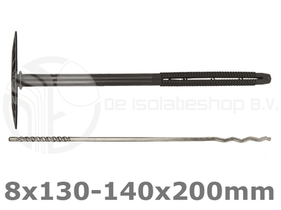 Maueranker Super Isomur PA Edelstahl 8x130-140x200mm (250st ...